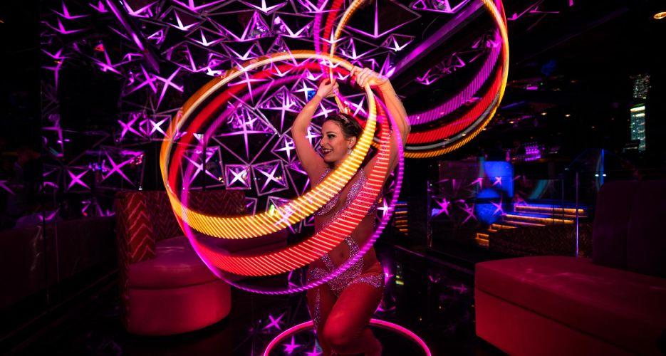 Hire LED 80s Hula Hoop | Booking Agent & Contact Details